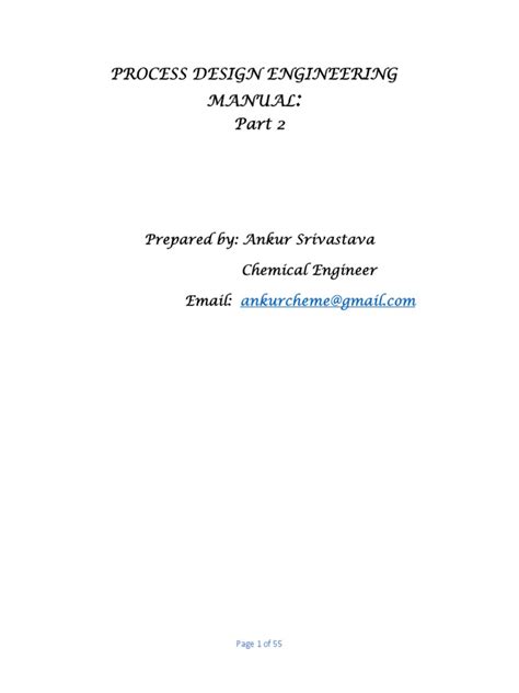 Process Design Engineering Part 2 Pdf