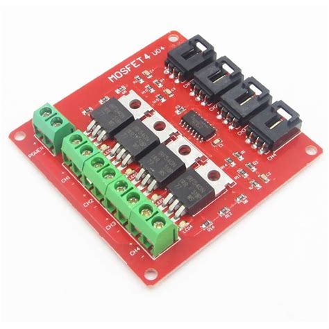 Four Channel 4 Route MOSFET Button IRF540 V2 0 MOSFET Switch Module