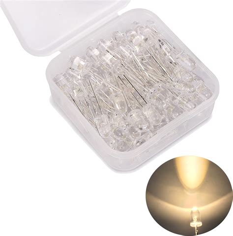 Amazon 5mm Led Diode Lights 80Pcs 5mm Led Emitting Diode Light Round Diode Light DIY