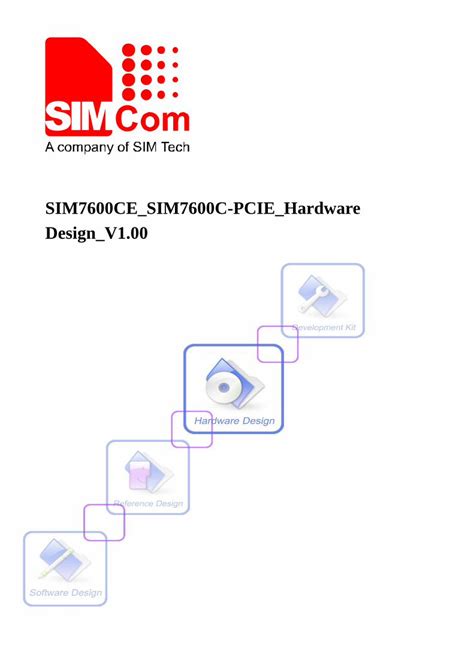 Pdf Sim7600ce Sim7600c Pcie Hardware Design V1 · Sim7600cesim7600c