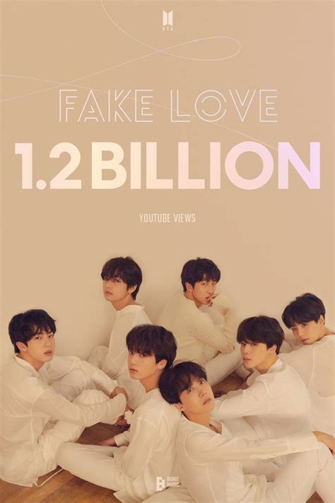 Btss Fake Love Becomes Groups 6th Music Video To Surpass 12