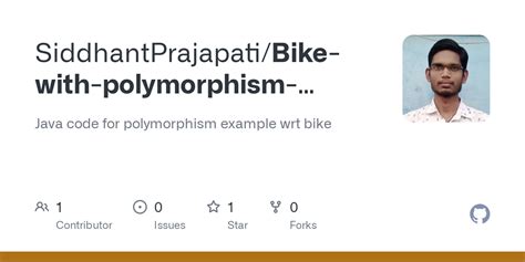 Github Siddhantprajapati Bike With Polymorphism Example Java Code