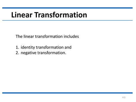 5 Gray Level Transformation Pptx