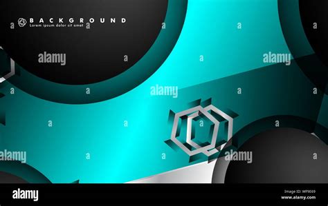 Vector Circle Overlaps And Blue Color For Background Space For Text Stock Vector Image And Art