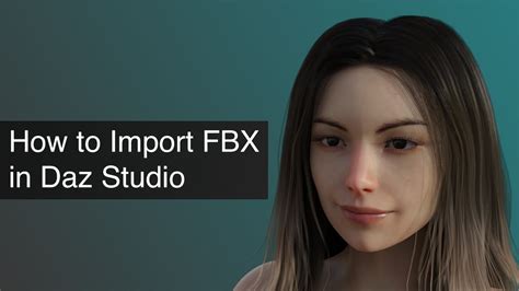 Fbx To Daz Studio Tutorial Daz3d Tips Youtube