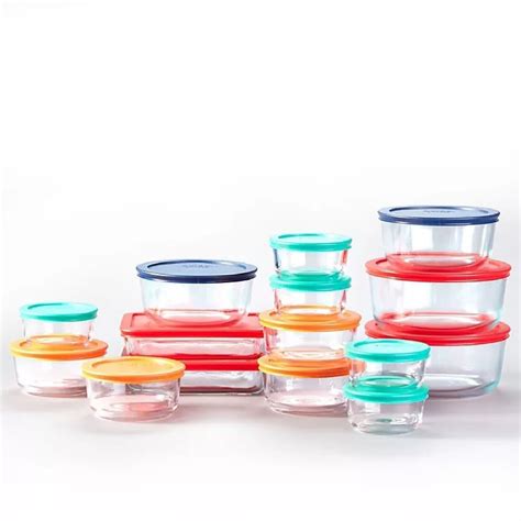 Pyrex Simply Store Glass Food Storage Containers 30 Piece Set