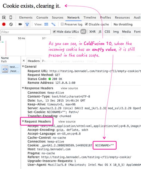 Coldfusion 11 Will Not Accept Incoming Empty Cookie Values