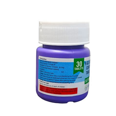 Nitroglycerine Cr 64 Mg At ₹ 186bottle Nitroglycerin Tablet In