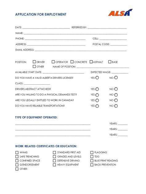Fillable Online Sample Job Application 1 My Erc Fax Email Print Pdffiller