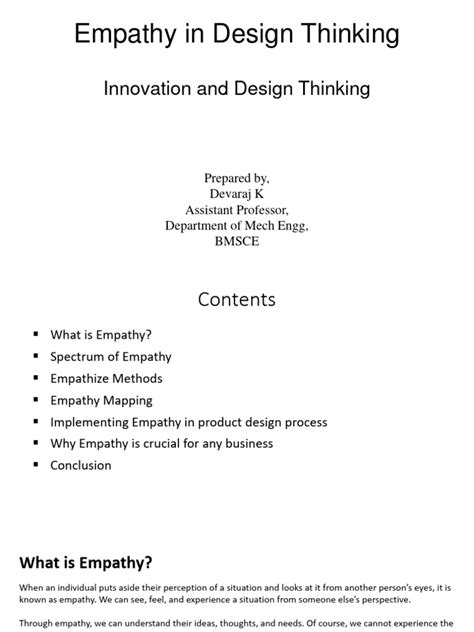 2 Empathy In Design Thinking Pdf Empathy Design Thinking