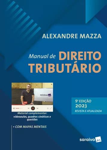 Livro Manual De Direito Tributário 9ª Edição 2023 Frete Grátis