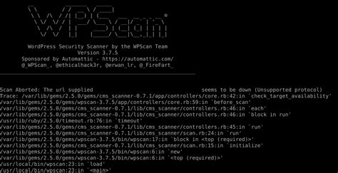 Scan Aborted The Url Supplied Seems To Be Down Ssl Connect Error