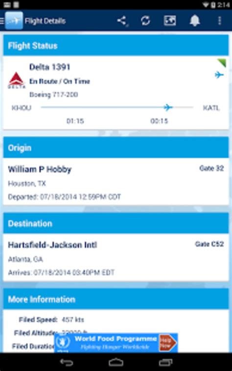 FlightAware Flight Tracker สำหรบ Android ดาวนโหลด