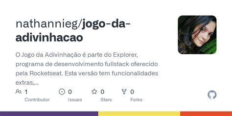 GitHub nathannieg jogo da adivinhacao O Jogo da Adivinhação é parte