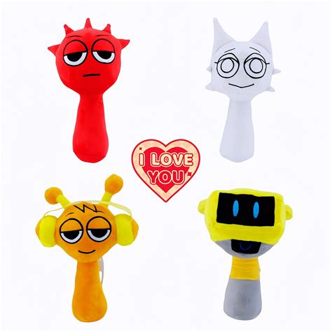 Sprunki Raddy Fun Bot Wenda Oren Plush 9 Cartoon Incredibox Sprunki