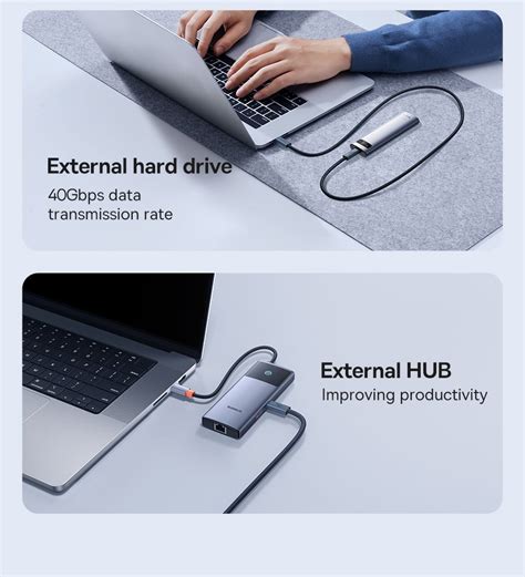 Cáp Sạc Nhanh Truyền Dữ Liệu Baseus Flash Series 2 Usb4 Full Featured