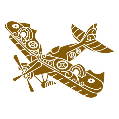 Design Png E Svg De Traço Colorido Do ícone Do Avião Para Camisetas🌮