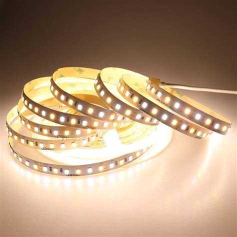 Dc V M W Smd Cct Non Waterproof Warm White Pure White Dual Color Flexible Led Strip
