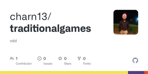 GitHub Charn13 Traditionalgames Vdd