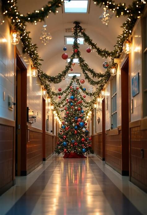 7 Festive Ideas For School Hallway Christmas Decor Designeraffair