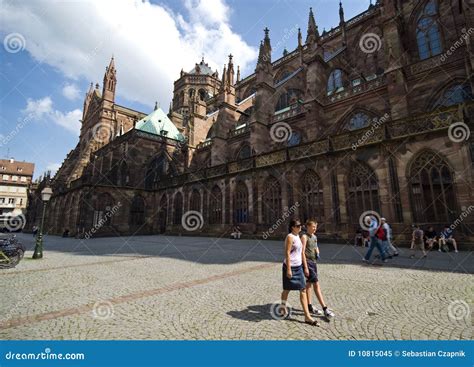 Strasbourg Notre Dame Stock Image Image Of Vintage French