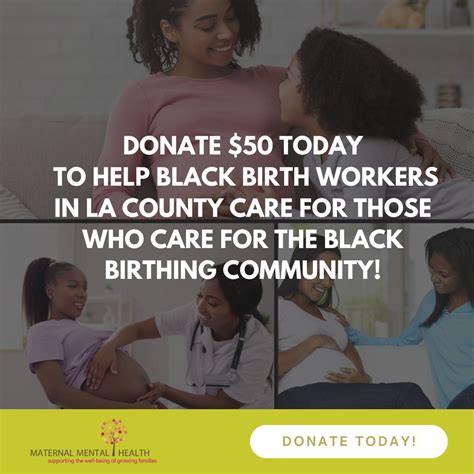 Maternal Mental Health Now On Linkedin Help Us Support Black Birth