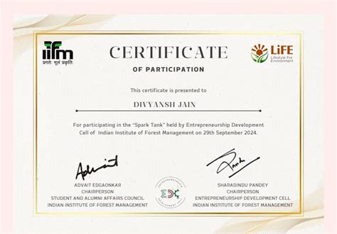 Divyansh Jain On Linkedin Entrepreneurship Innovation Sparktank Edc Iifm Networking