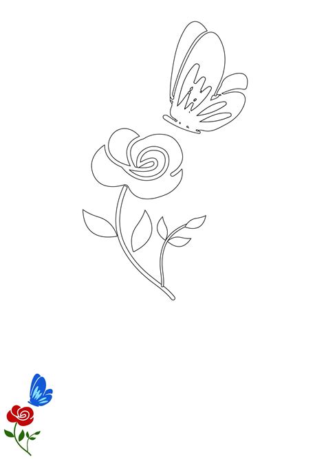 Free Butterfly Garden Coloring Page Download In Pdf