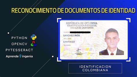Reconocimiento De Documentos De Identidad En Tiempo Real Con Python