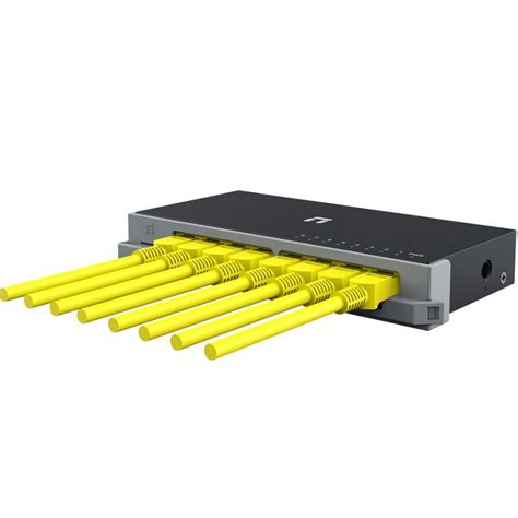 8 Port Gigabit Ethernet Switch Stonet St108gd Attached Safety Lock