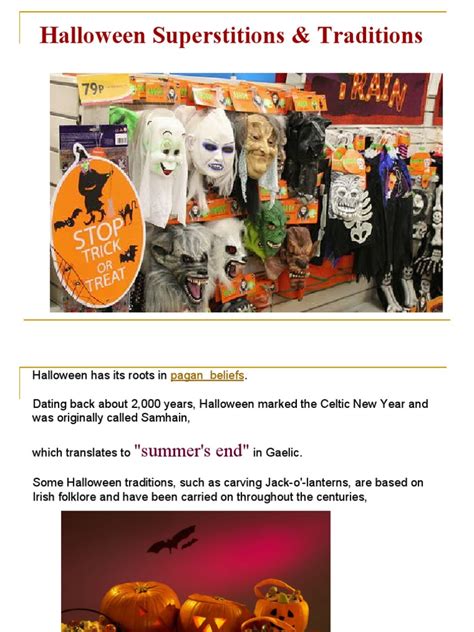 Halloween Myths Pdf Halloween Witchcraft