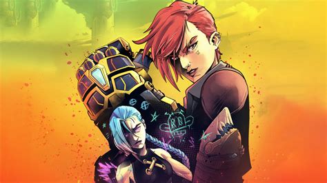 2560x1440 Vi And Jinx Arcane Art 5k 1440p Resolution Hd 4k Wallpapers