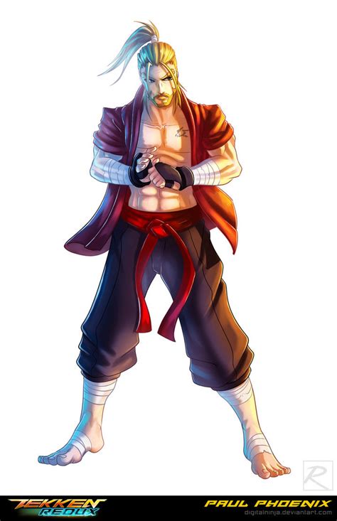 Tekken Redux Paul Phoenix By Digitalninja On Deviantart