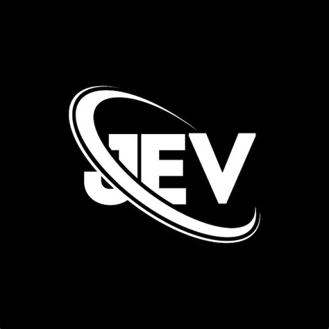 Logotipo Jev Jev Letra Jev Letra Logotipo Design Iniciais Logotipo Jev