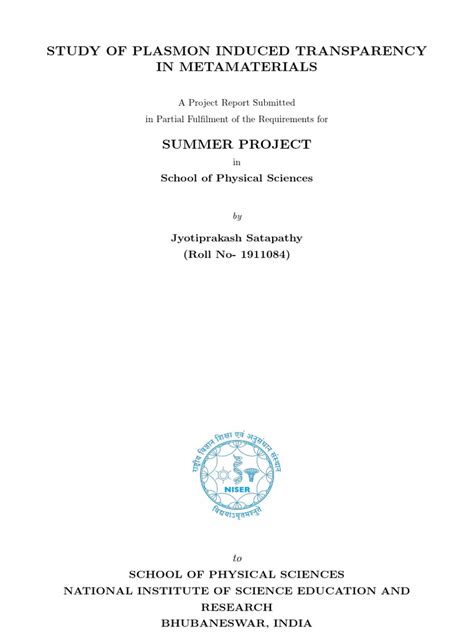 Electromagnetically Induced Transparency In Thz Pdf Metamaterial Physical Chemistry