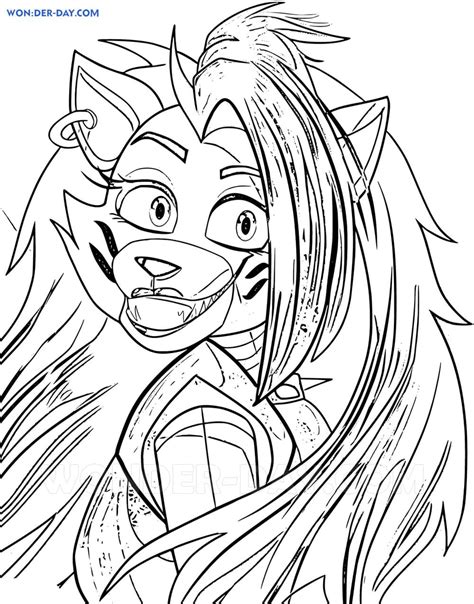 Roxanne Wolf Coloring Pages Printable For Free Download