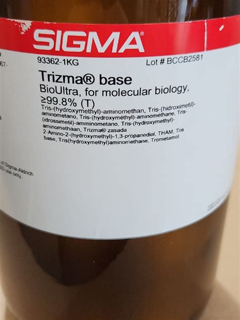 Trizma Logo Tris Base Hydroxymethyl Aminomethane Thistle