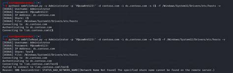 Programming With Impacket Working With Smb