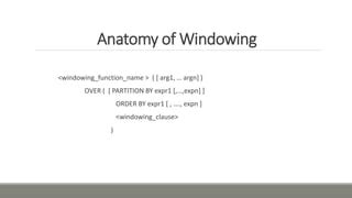 Oracle Sql Analytic Functions Pptx
