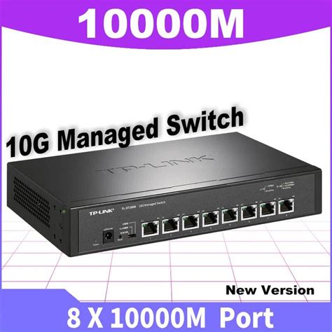 Tp Link Tl St1008 St2008 10gbe Switch 10 Gigabit Switch 10000mbps Core Lan 8 10gbps Rj45 Port
