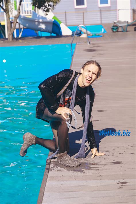 Wwf 72193 A Bit Of Craziness With New Male Wetlook Set At Wetlookbiz