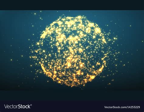 Abstract Sphere Explosion Explosion Royalty Free Vector