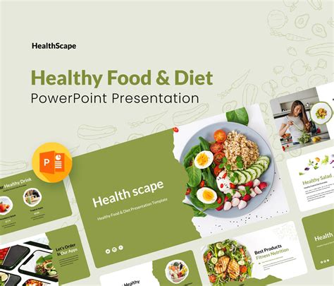 Premast Healthscape Healthy Food And Diet Presentation Template