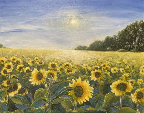 Купить картину Подсолнухи в Москве от художника Гарифьянова Альбина