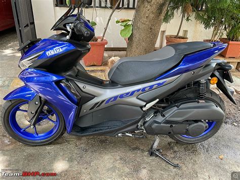 Ownership Review 2022 Yamaha Aerox 155 Racing Blue Page 7 Team BHP
