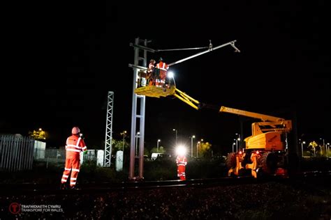 First Electrical Lines Installed For South Wales Metro Railway News