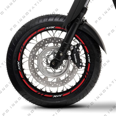 Yamaha XT660X Wheel Rim Stripes With Logos Moto Discovery