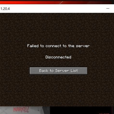 Failed To Connect To The Server Error On Baso Network