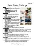 Paper Tower Stem Challenge By Brightlab Teaching Tpt