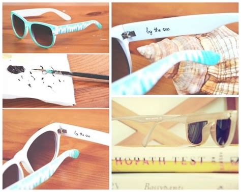 27 Inspired Ways To Decorate Your Sunglasses Diy Sunglasses Summer